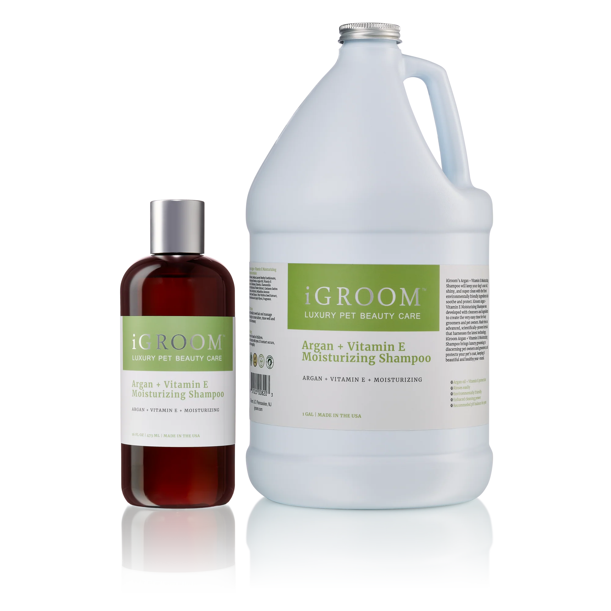iGROOM - Argan + Vitamin E Clarifying Shampoo (2 sizes)
